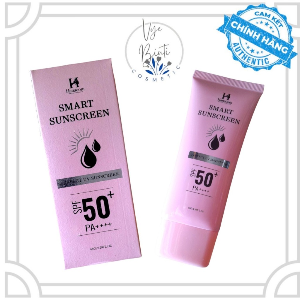 Korean Sunscreen Hanacom Smart Suncream Spf50+ (65g) | Shopee Philippines