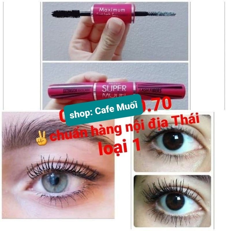 Mistine Super Model Miracle Lash Black Mascara (thickness & 400 times thicker) | Shopee Philippines