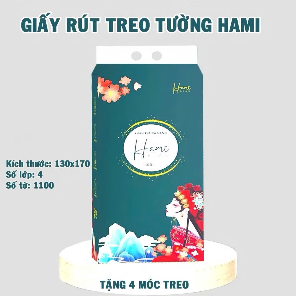 Carton of 10 Packs of HAMI Wall Paper, 4-Layer Paper 1100 Sheets ...