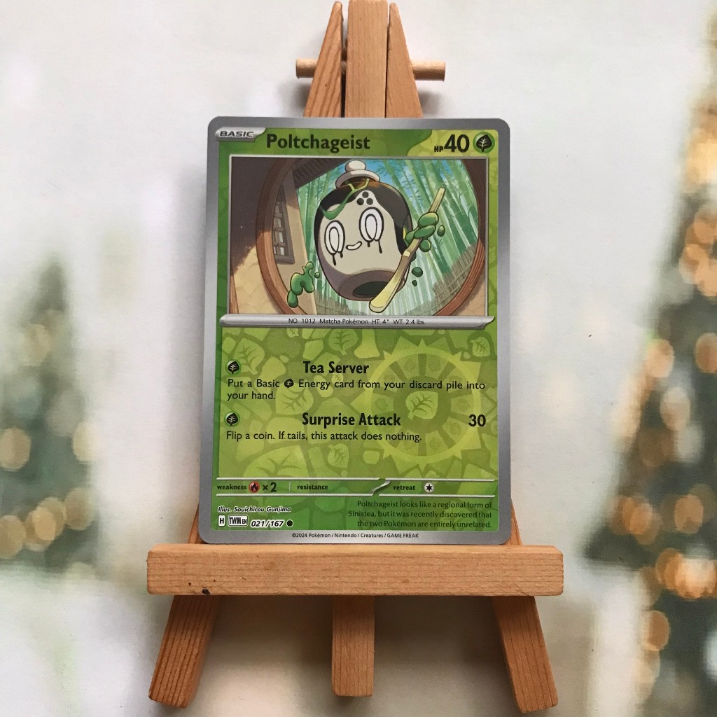 Pokemon Poltchageist 021 / 167 - SVE Twilight Masquerade Common Reverse ...