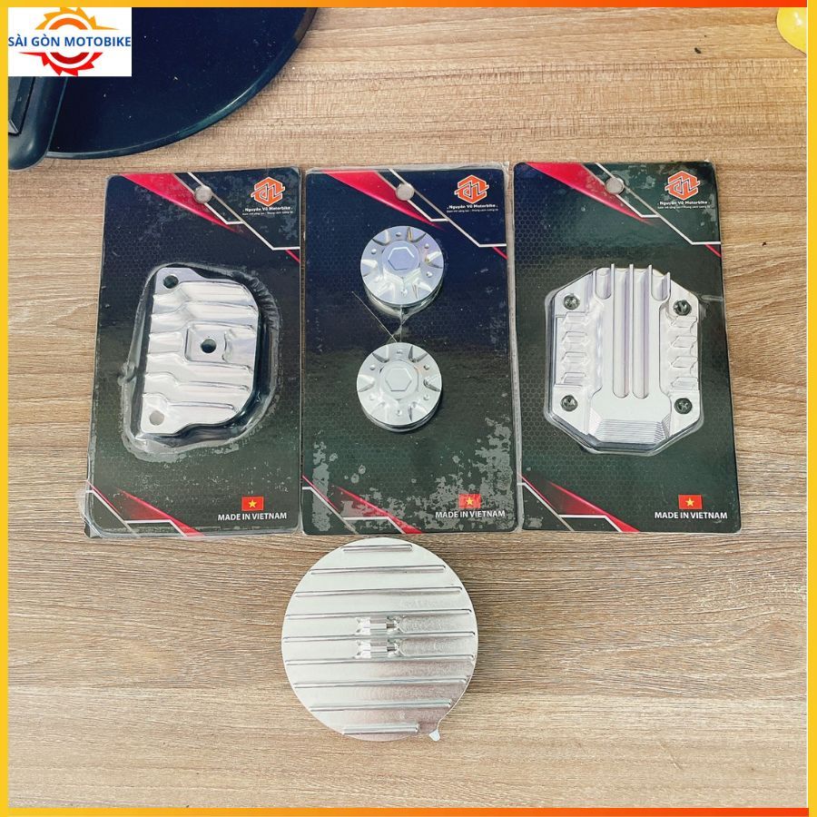 Wave/Dream CNC aluminum bullhead cap set, CNC bullhead cap, Wave ...