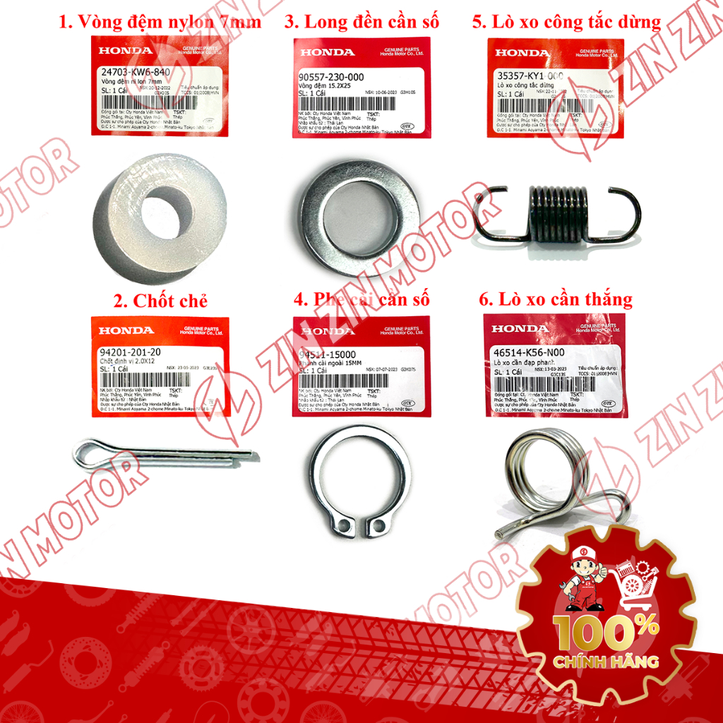 XO Nylon Washer Set, Split Pin, Washer, Gear Lever Set, Stop Switch ...