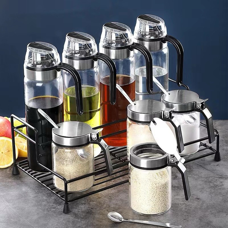 Convenient 2-Storey Kitchen Spice Shelves For Families, Kitchen Shelves ...