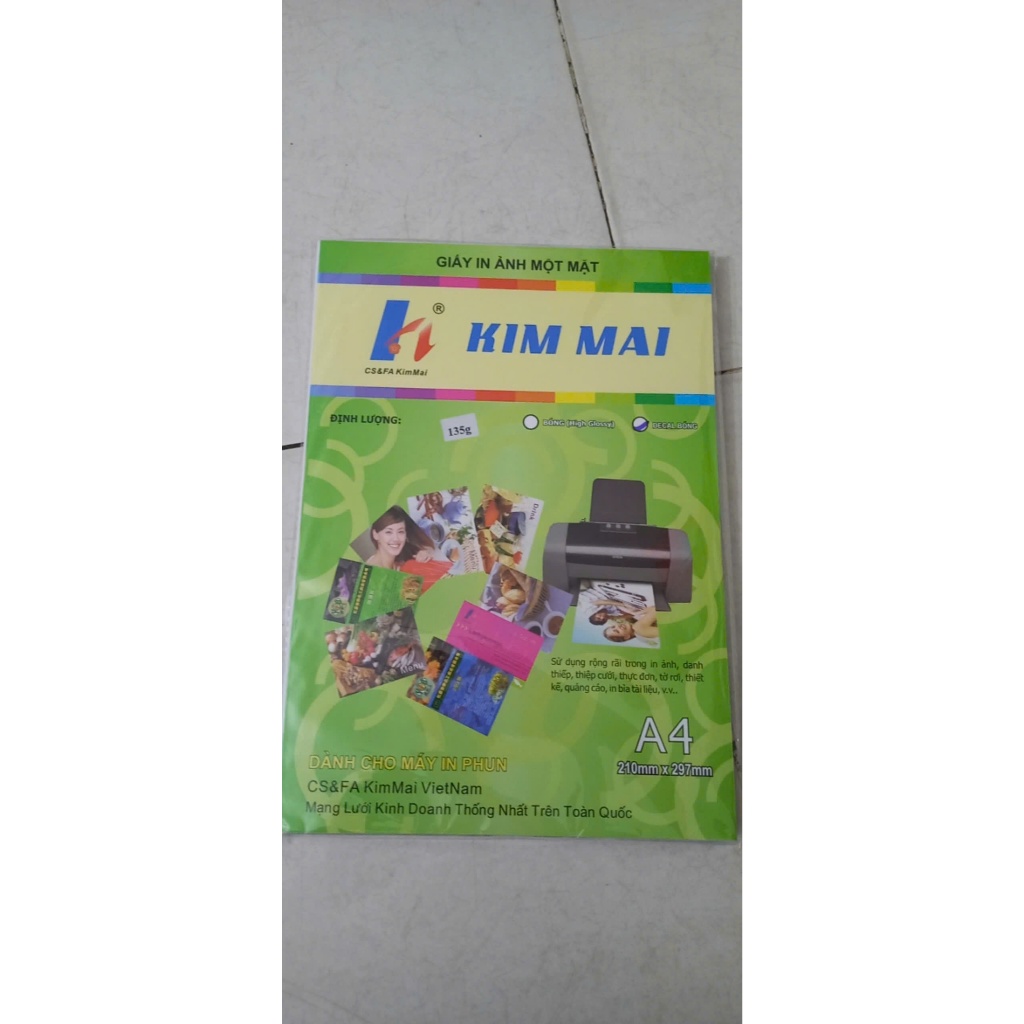 Photo Decal Paper A4 Size 135 (50 sheets/stack) | Shopee Philippines