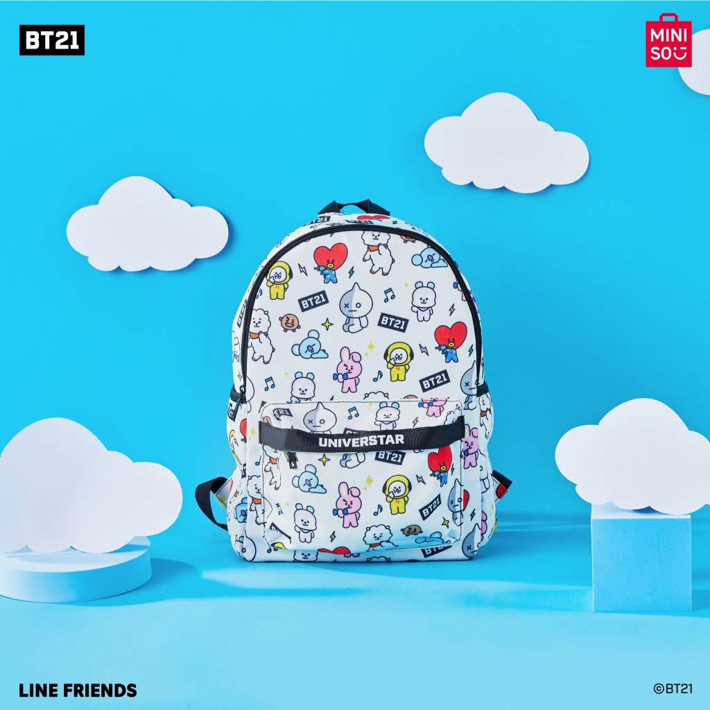 Miniso Backpack Wallet Bag BT21 Imported Collection | Shopee Philippines