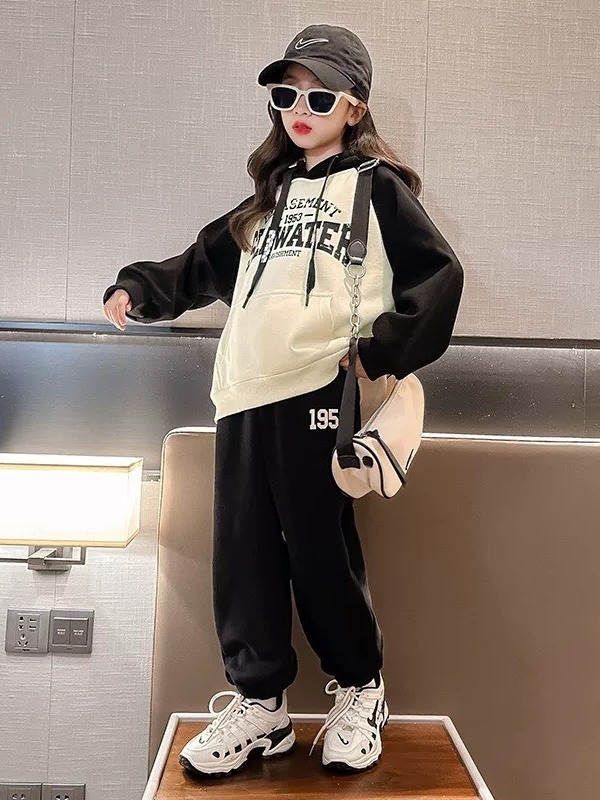Long-sleeved clothes for girls 4-14 years old, model number 1953, thick ...