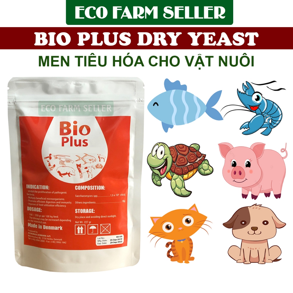 1 Pack of Bio Plus Dry Yeast Digestive Enzymes for Shrimp, Fish, and ...
