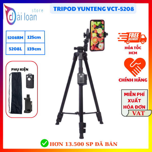 Phone stand - Yunteng VCT-5208/ 5208L camera Tripod, accessories for ...