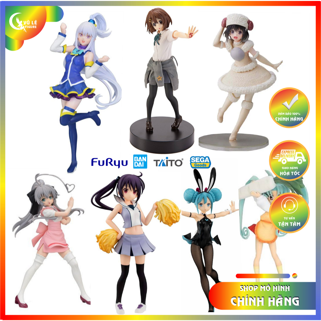 Genuine Japanese Anime girls character model (Bandai - Taito - Sega ...