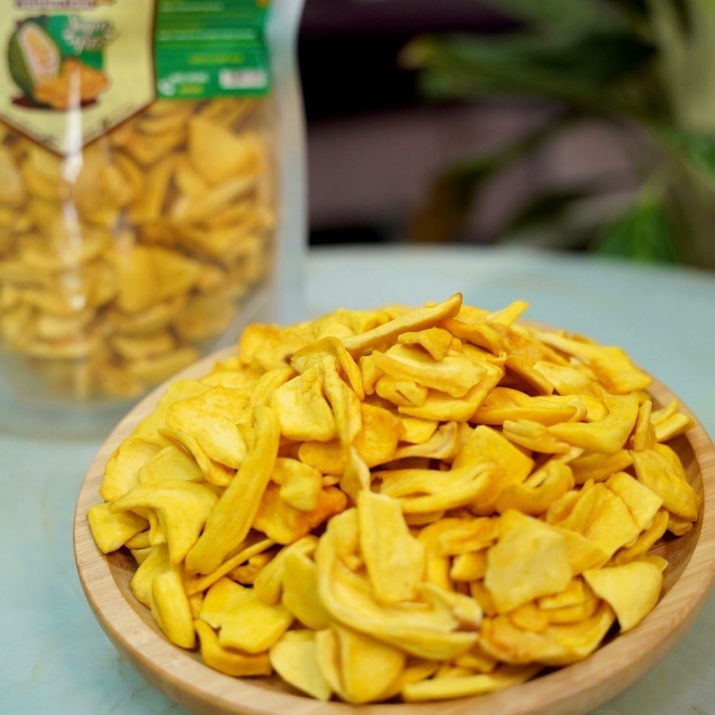 Combo of 4 bags of ANFOOD Shredded Dried Jackfruit 1kg, crispy, no ...