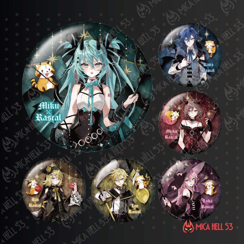 Hatsune Miku Vocaloid Badge Anime Manga Glitter Badge Ver 12 HH115 ...