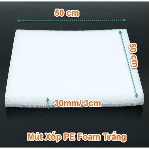 1 Sheet of 3cm Thick PE Foam for Chair Cushions and Cargo Lining ...