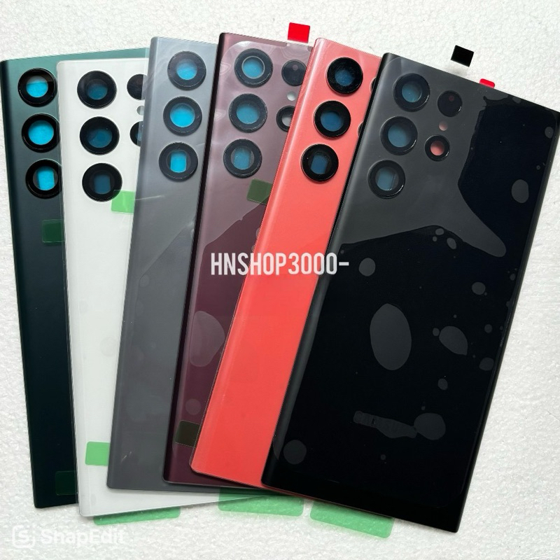 Genuine Samsung S22 ultra Zin Back Cover (With camera Glass) - S22 ...
