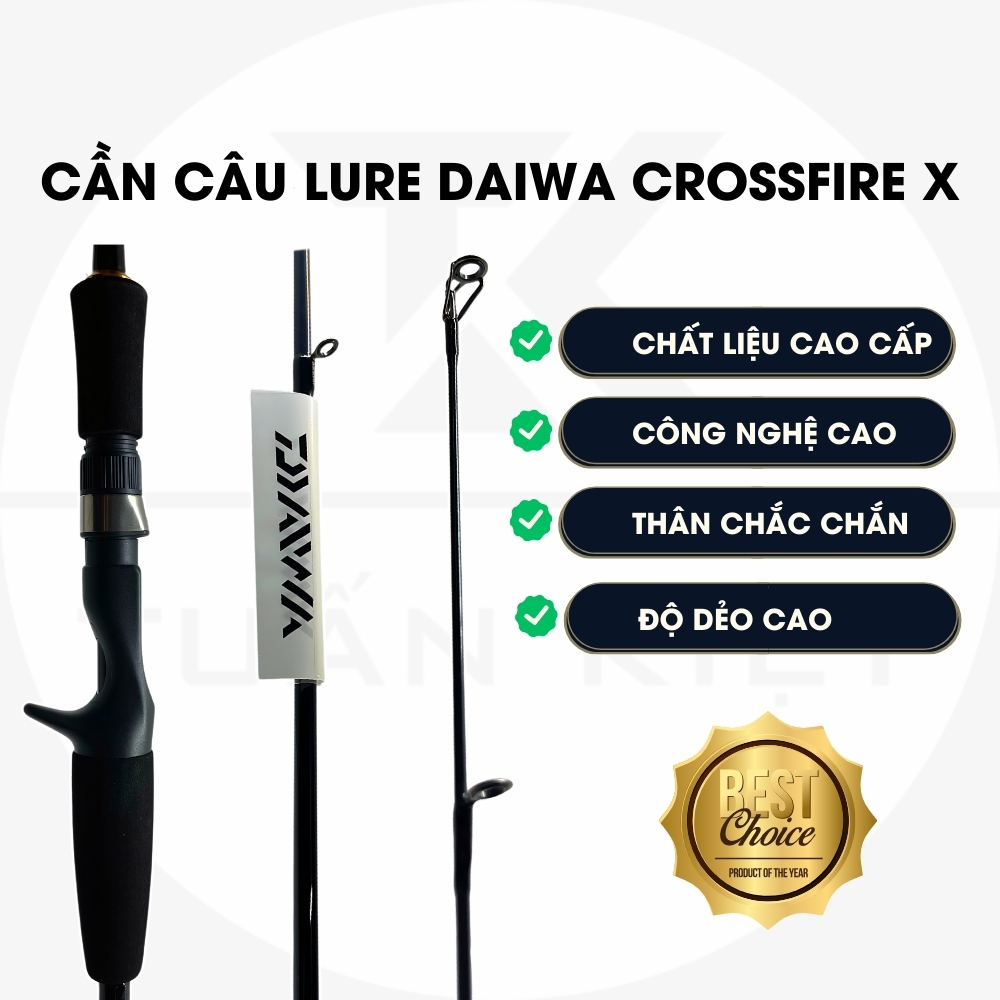 Daiwa Crossfire X Lure Fishing Rod - Tuan Kiet Fishing Official Store | Shopee Philippines