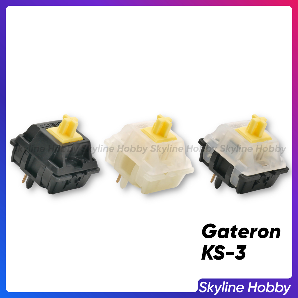 Gateron KS-3 Series Mechanical Keyboard Switch - KS-3 (KS3), KS-3X1(KS3X1), KS-3X47 (KS3X47 ...
