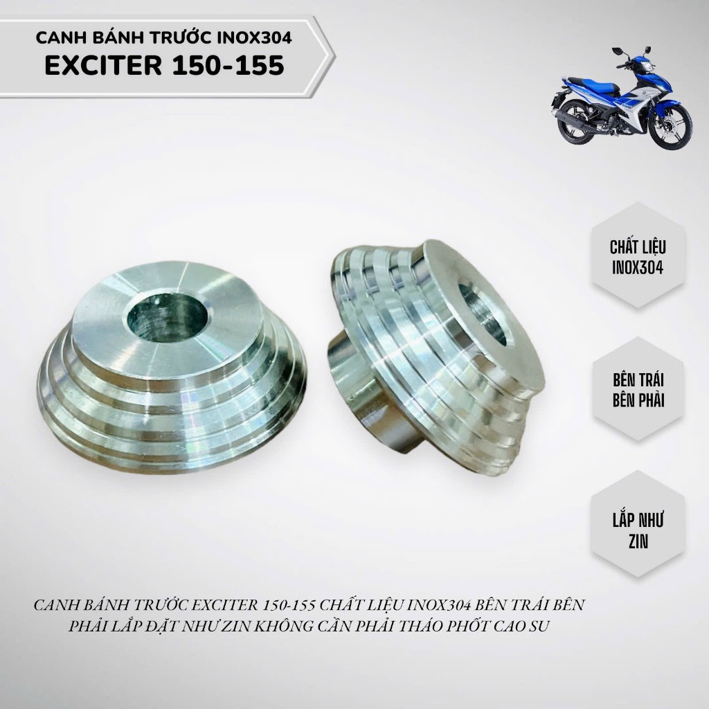 Front wheel guard Ex150 Ex155 304 stainless steel wheel guard assembled ...