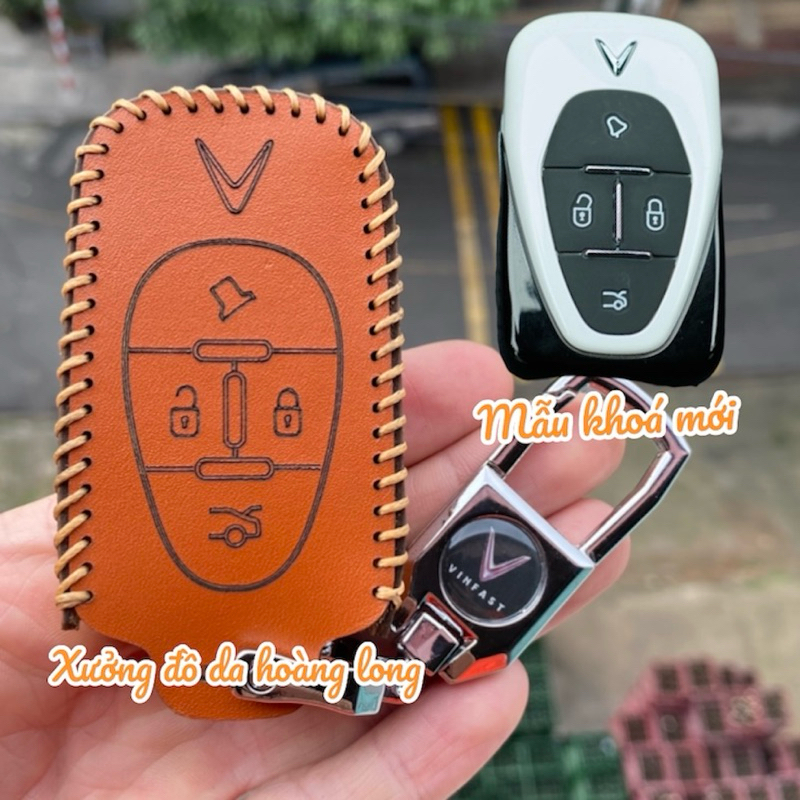 Vinfast VF6 VF7 VF8 VF9 leather key case, new key model 2024 - 2025 ...