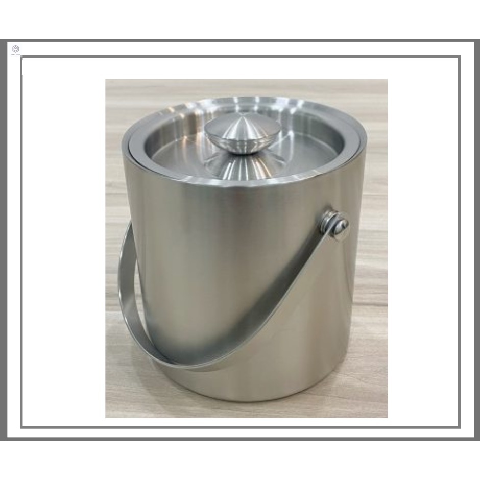 2-layer stainless steel ice bucket 2L 123521, 2 layers 3L 123522 ...