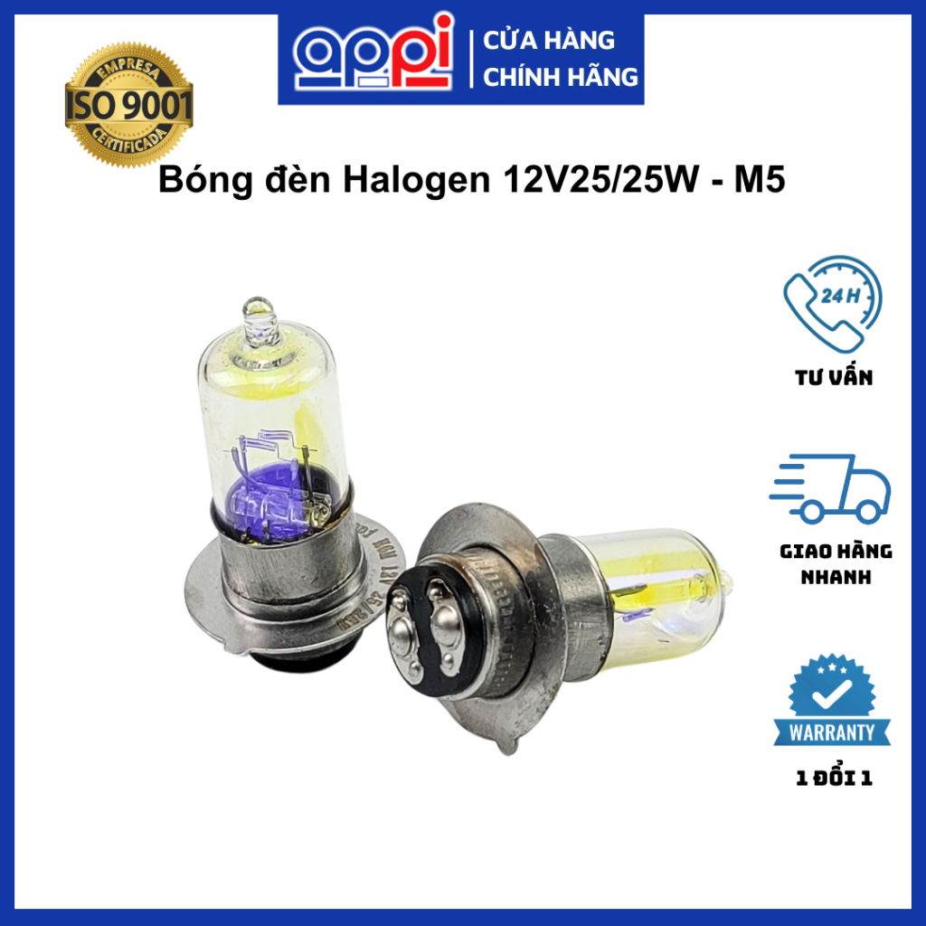 Motorcycle Headlight Bulb 12v25w [M5] Super Bright / Genuine B51225-EX5 ...
