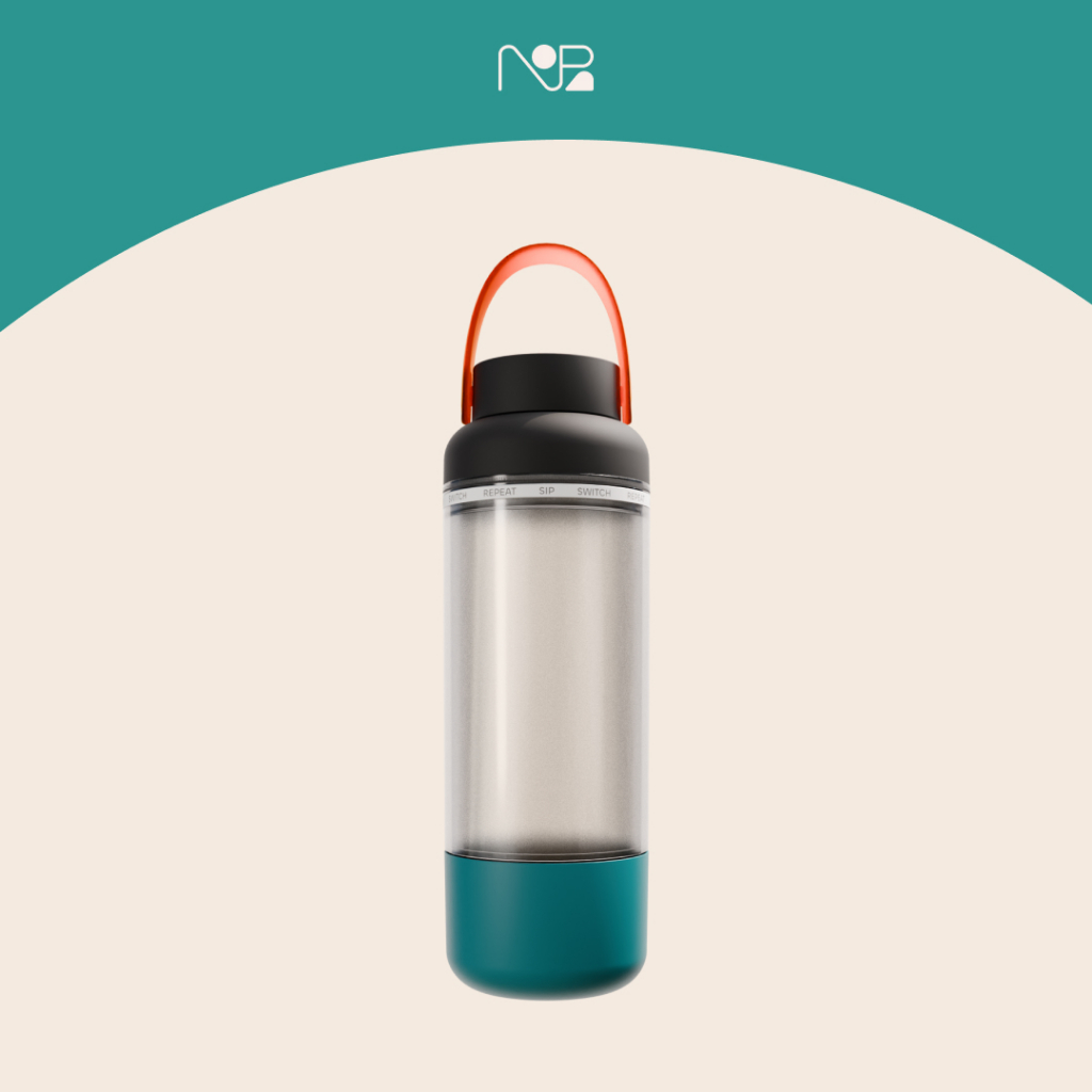 Nopa Move multi-color water bottle in CCT color, capacity 580ml for ...