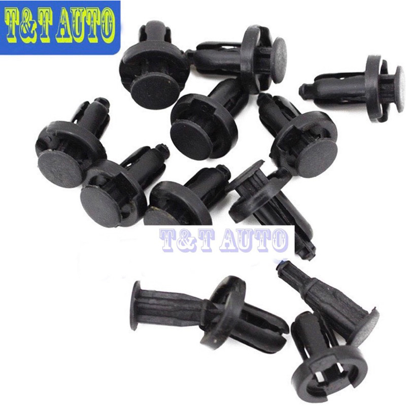 Plastic latches to attach common car bumpers, fenders, and fenders (1 ...