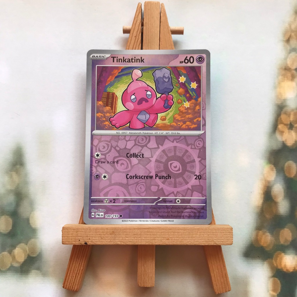 Pokemon Tinkatink 100 / 193 Card - Scarlet & Violet Card: Paldea ...