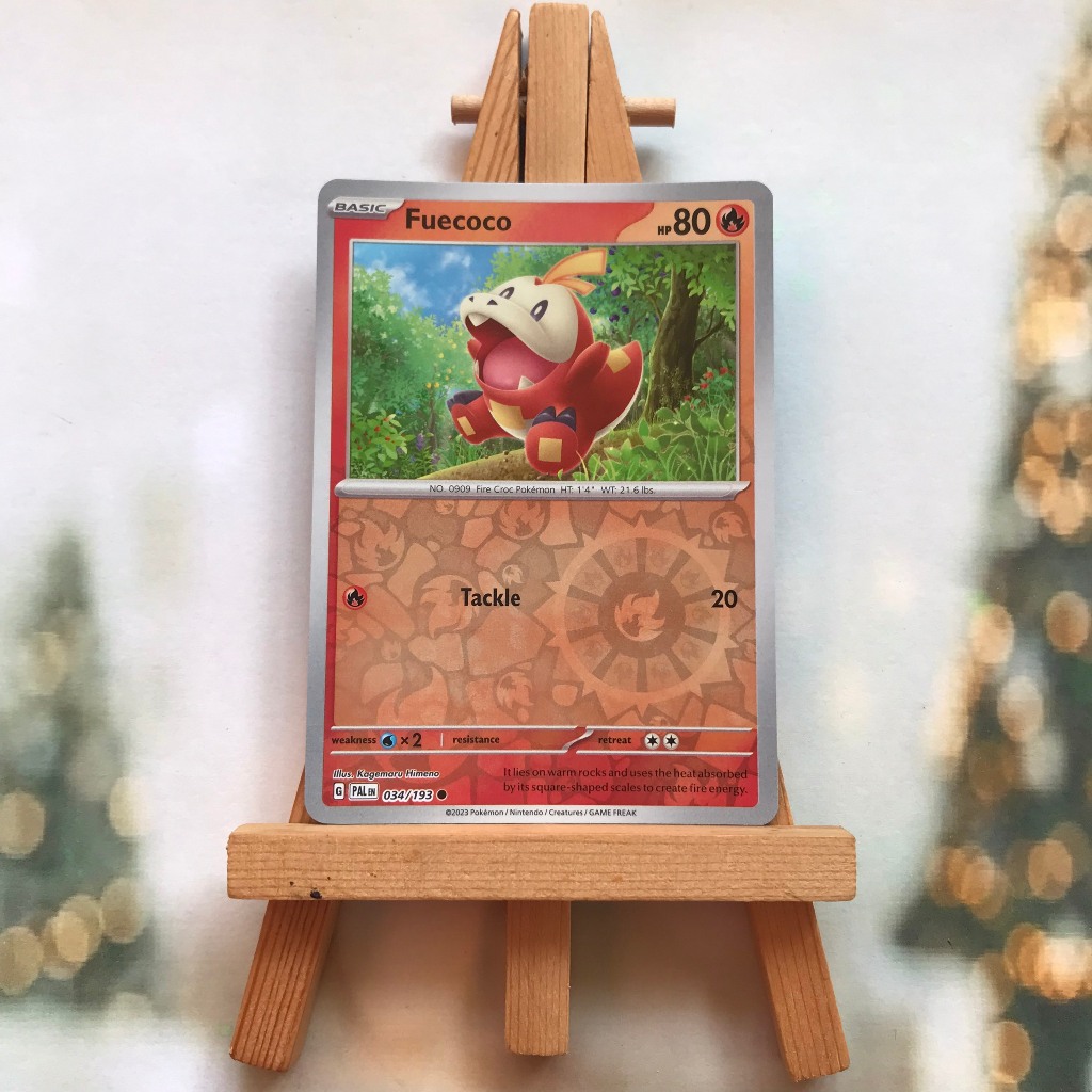 Pokemon Fuecoco 034 / 193 Card - Scarlet & Violet Card: Paldea Evolved ...