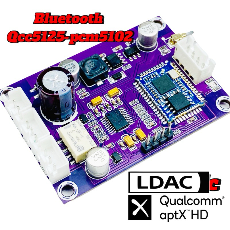 Bluetooth 5.1 circuit QCC5125 DAC5102 APTX-HD LDAC APTX LL.. | Shopee ...