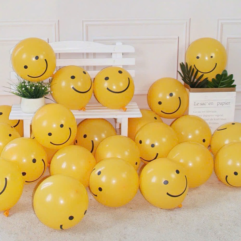 Set of 10 round smiley faces | Shopee Philippines