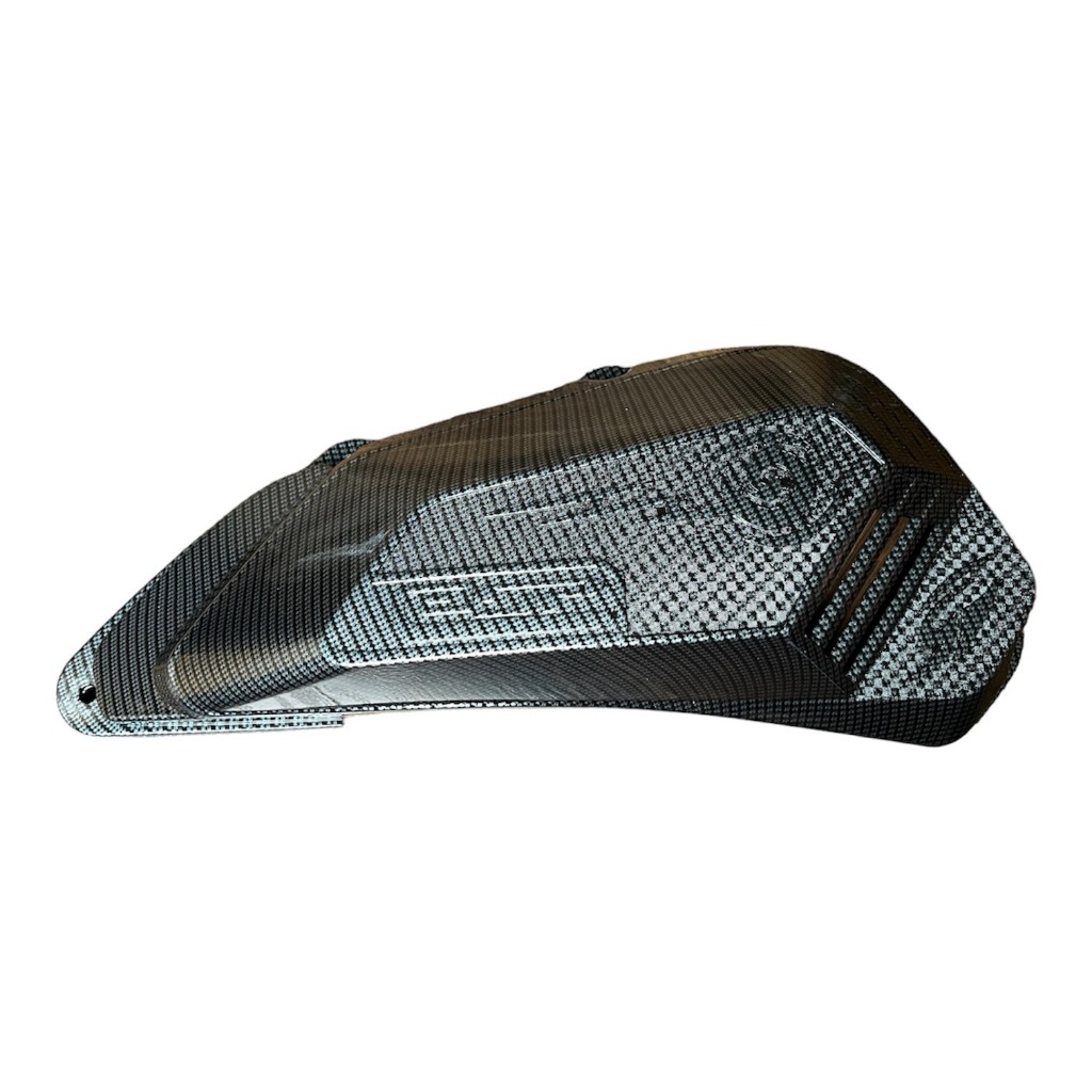 Exhaust Cover (Exhaust E) Mounted on Sh 2020-2024 Carbon Plastic ...