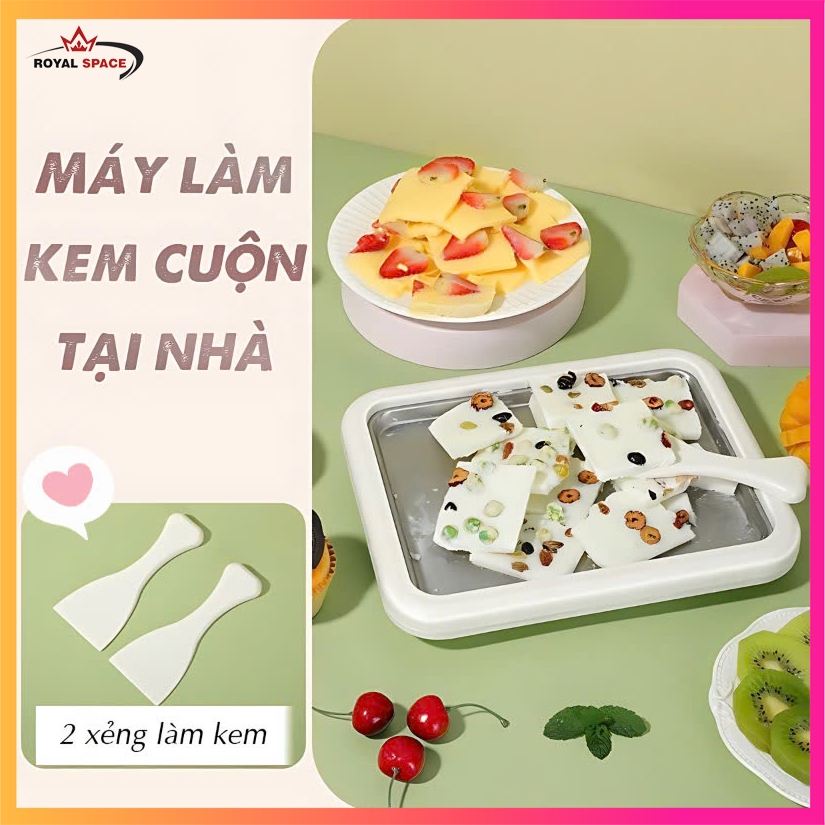 Handmade Mini Rolled Ice Cream Maker at Home - Tray for Making Pickled ...