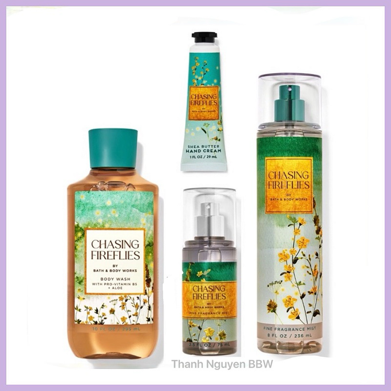 Complete set - Chasing Fireflies BBW Us | Shopee Philippines