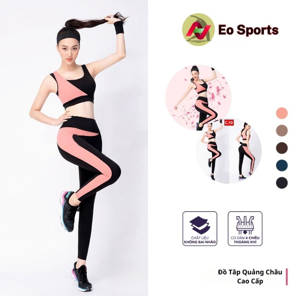 Women's Gym, Yoga, Aerobic Sports Clothing Set High Quality Elastic ...