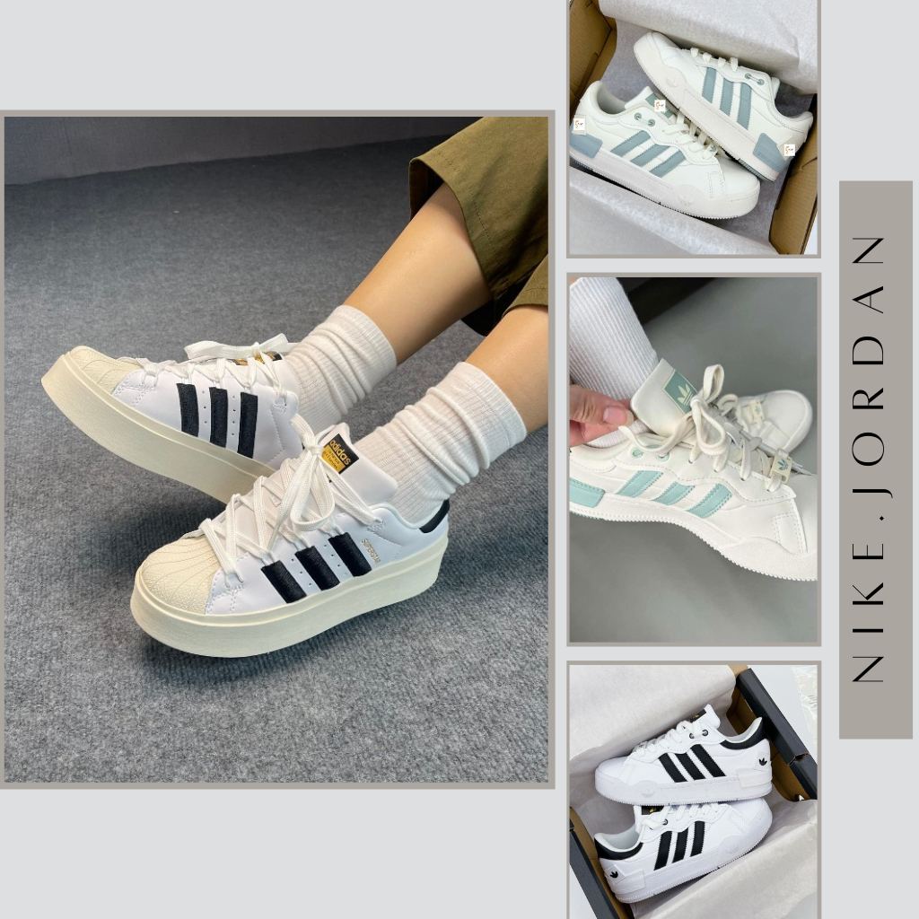 Adidas_wmns Rey Galle Chalk High Sole Shoes for Men and Women, Original ...