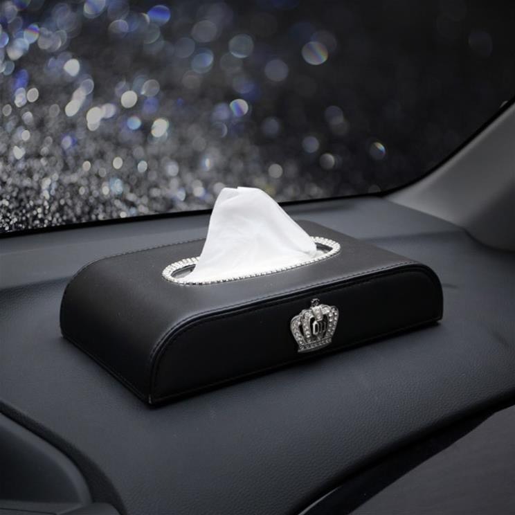 High Quality PU Leather Swan Crown Car Paper Box | Shopee Philippines