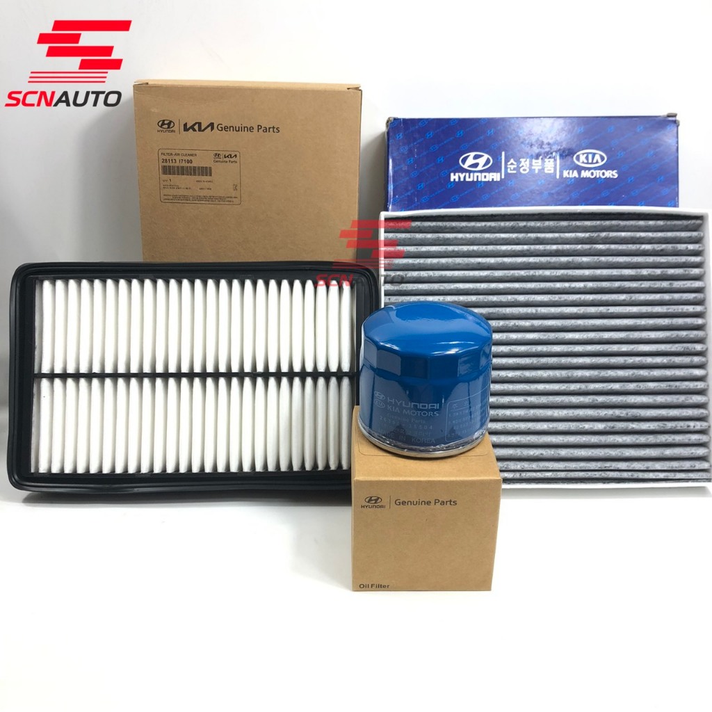 Hyundai Stargazer - Engine air filter - Air conditioner filter - Oil ...