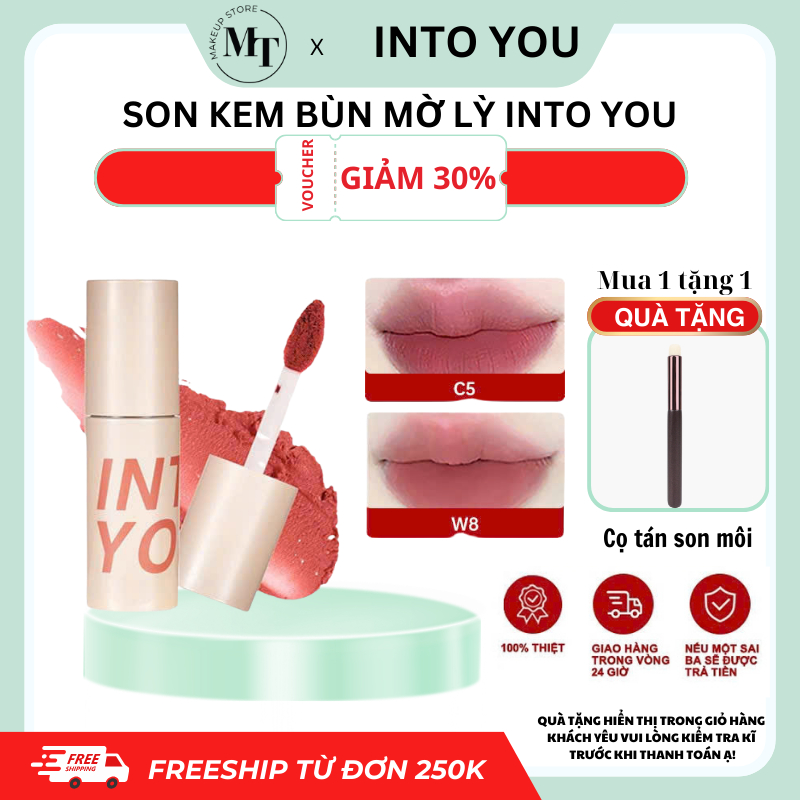Into YOU Mud Lipstick Is Soft And Smooth Like Velvet To Reduce Dark ...