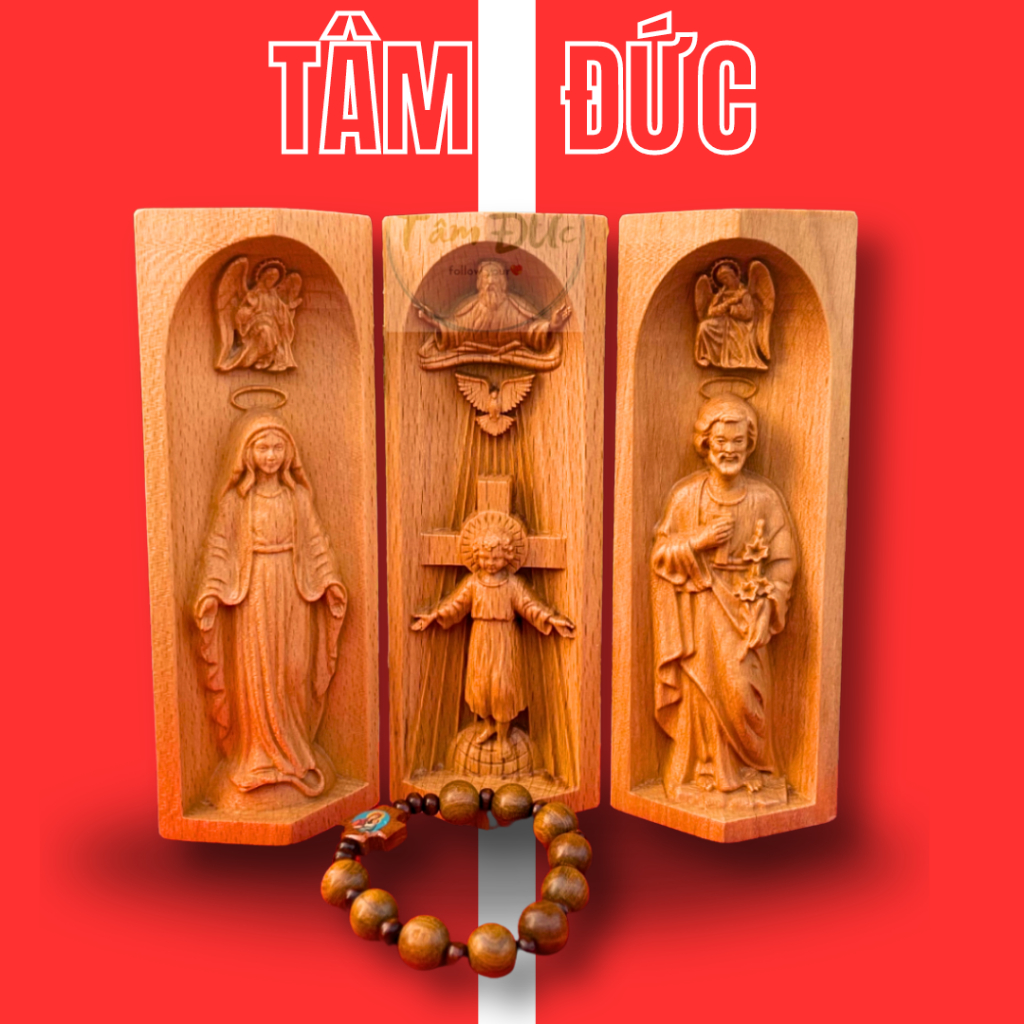 Holy Family Mini Catholic Altar Set, Foldable, Convenient, High Quality ...