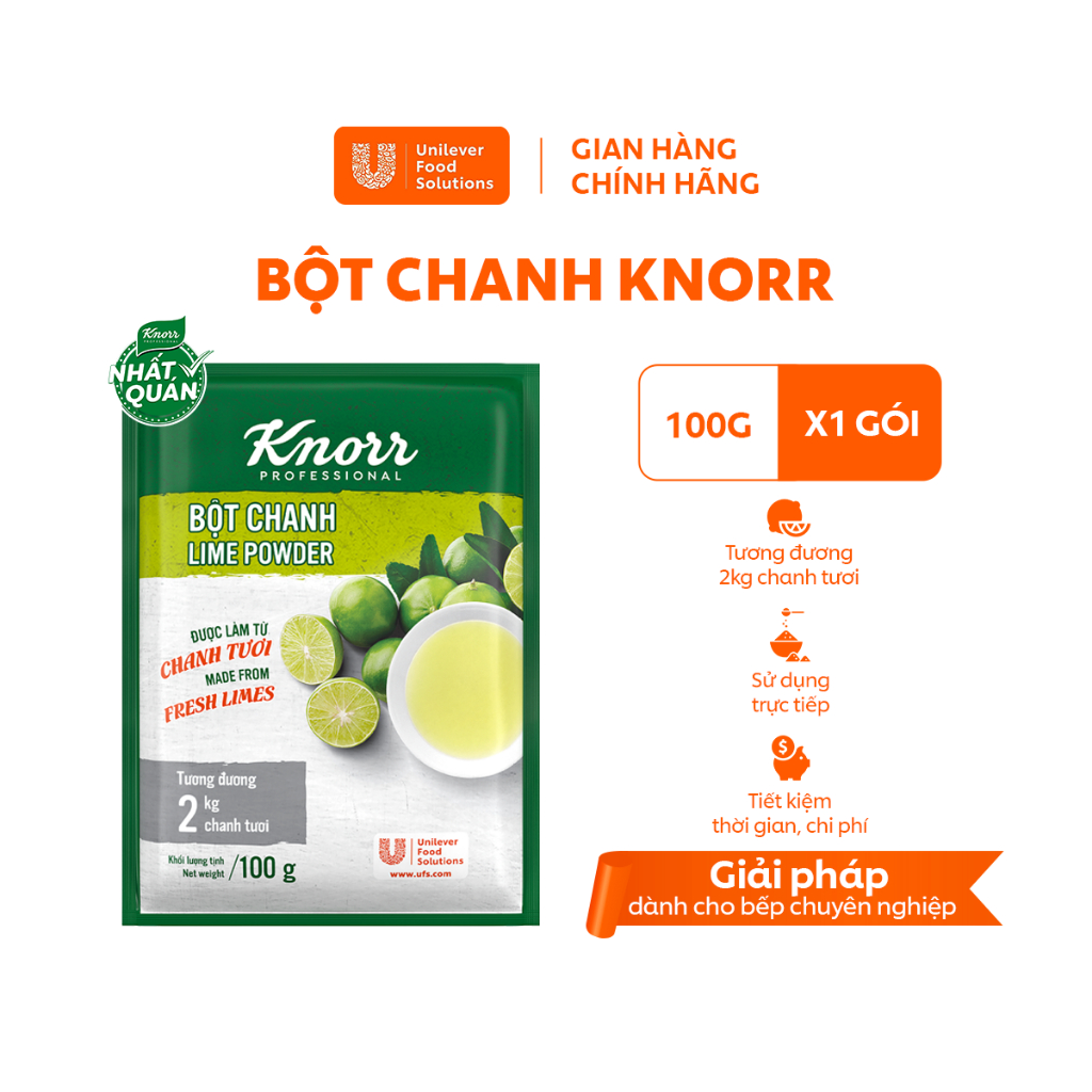 Knorr Professional Lemon Powder 100gr - Specialized for Cooking ...