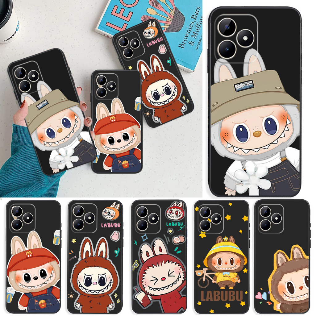 Realme C60 / C61 / C63 case printed with cute hot trend labubu image to ...