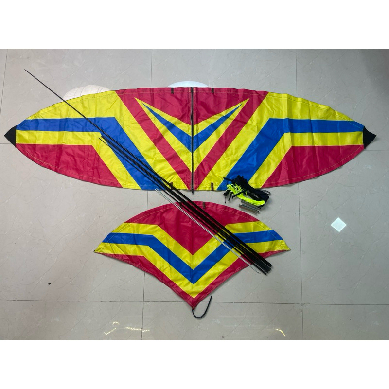 Whole kite shirt with 1m7 frame (1m5 shirt with 1m7 frame) Product only ...