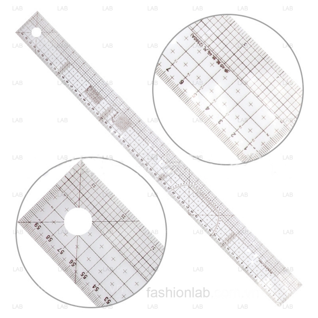 Straight plastic ruler 60cm/ in_ sewing ruler 010101 | Shopee Philippines