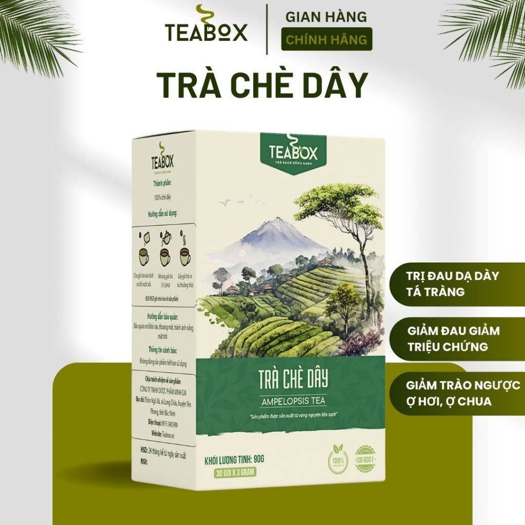 [COMBO 5 BOXES] String Tea, Stomach and Duodenal Pain Relief| Box of 30 ...