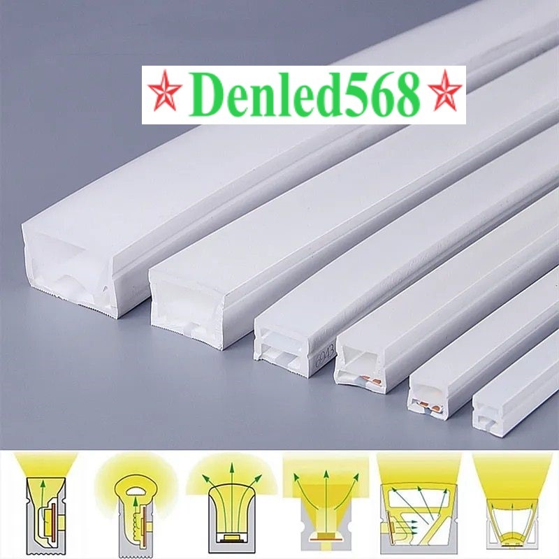 Led Silicon floating ceiling plaster shaped led strip ceiling light ...