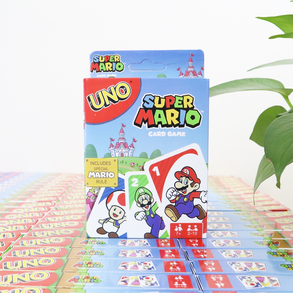 Uno Super Mario Game Deck - Premium Cardboard | Shopee Philippines