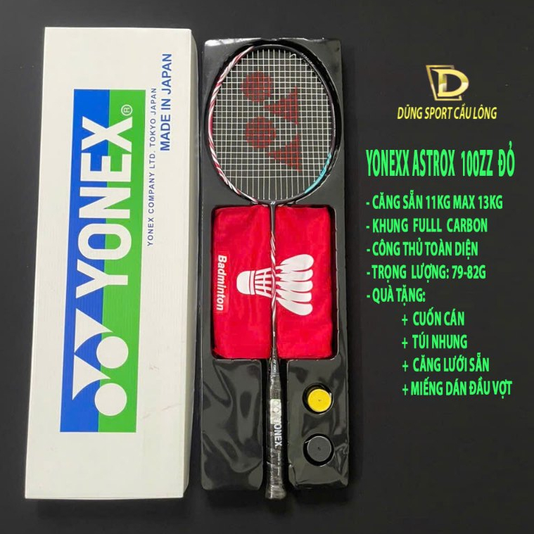Yonex Astrox 100ZZ Kurenai Badminton Racket Red Full Box Version Pre ...