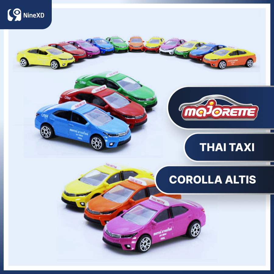 Toyota Corolla Altis Thai Taxi | Majorette Thailand Taxi Series Model ...