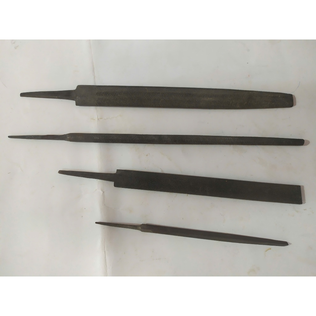 Sts iron file triangle 4 inch / flat 6 inch / round 8 inch / bar 8 inch ...