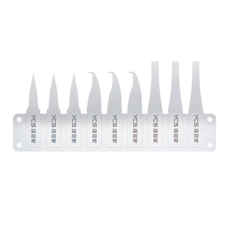 Set of 9 YCS CPU chisel technical blades | Shopee Philippines