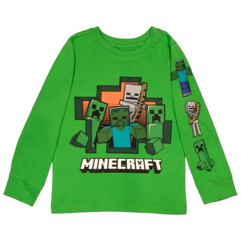 Very beautiful surplus cotton Minecraft t-shirts for boys in the fall ...